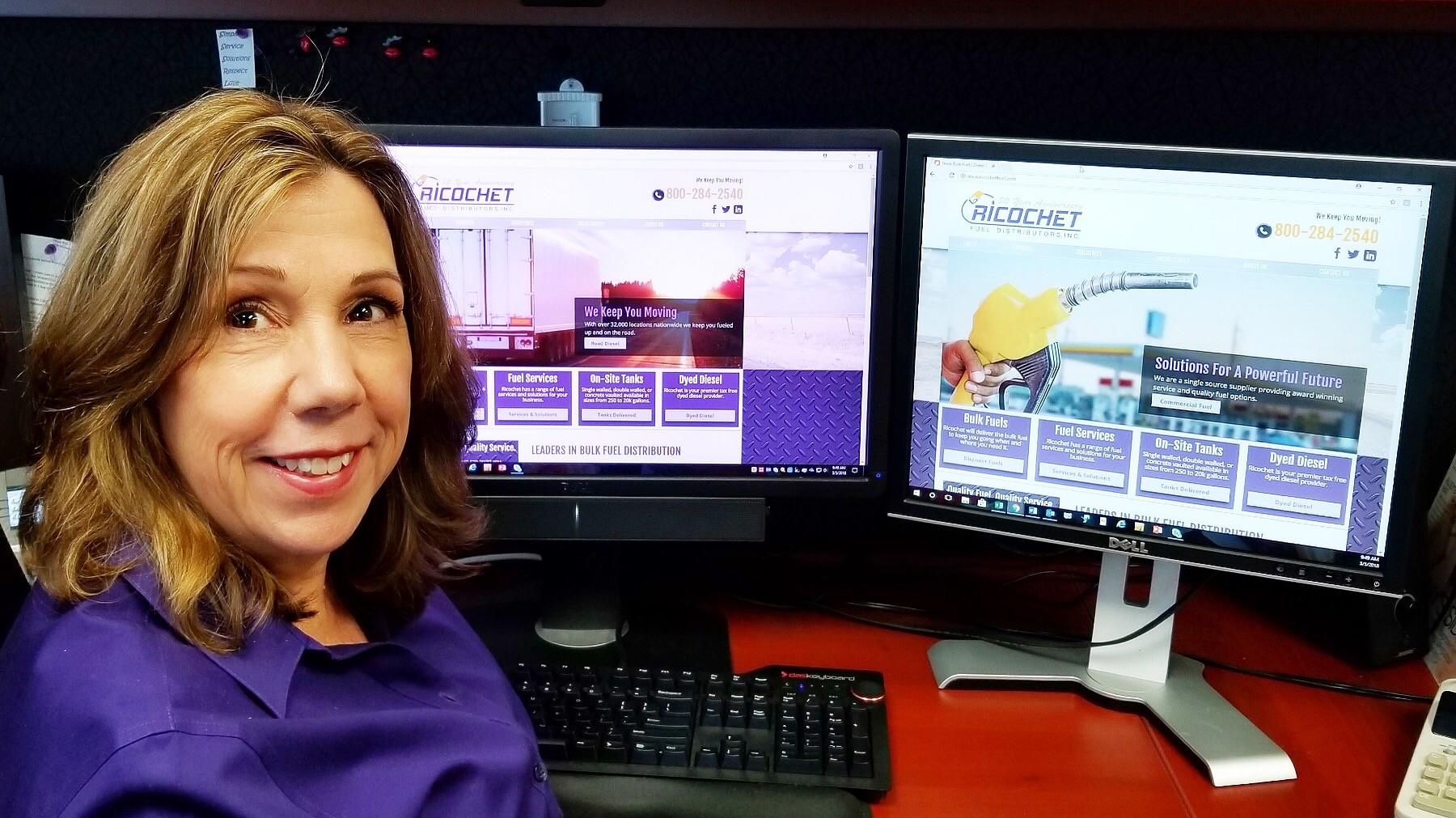 UTA Women's History Month - Kelly Roberts | Ricochet Fuel Distributors, Inc